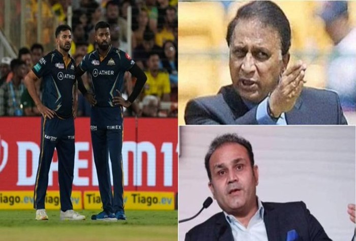 Virender Sehwag, Sunil Gavaskar SLAM Hardik Pandya For Disturbing Mohit ... Virender Sehwag, Sunil Gavaskar SLAM Hardik Pandya For Disturbing Mohit ...