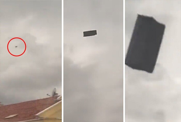 Flying Sofa Video: हवा में उड़ते हुए दूसरी बिल्डिंग में दाखिल हो गया ...