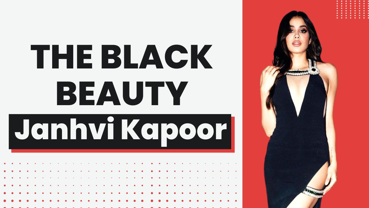Janhvi Kapoor's Stunning All Black Looks That Raised Internet Temperature, Fourth Look Will Make ...