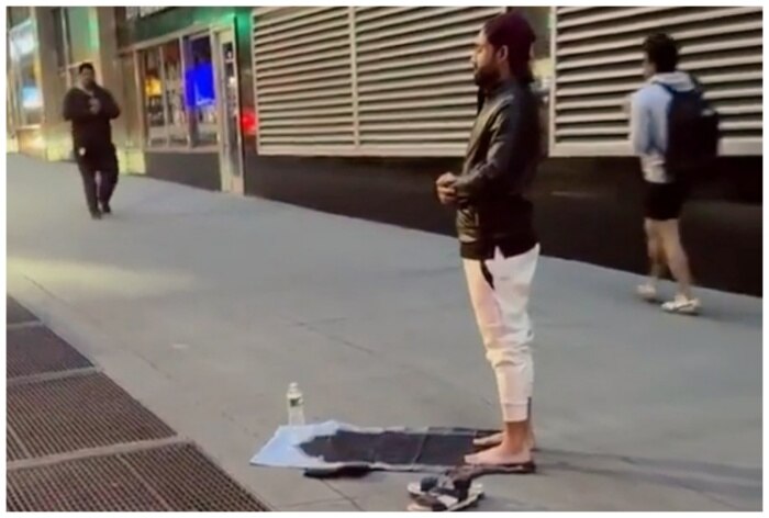 Pakistan Cricketer Mohammad Rizwan Offers Namaz On Boston Streets ...