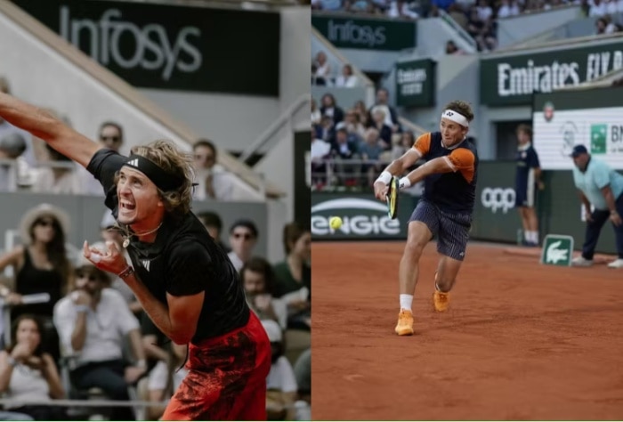 French Open: Alexander Zverev To Take On Casper Ruud In 2nd Semi-Final