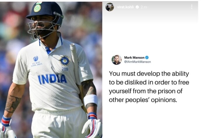 Virat Kohli Shares Cryptic Instagram Story After Being Judged For WTC ...