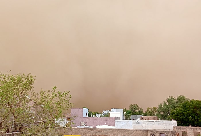 Massive Dust Storm Hits Parts Of Rajasthan; Trees, Electric Poles ...