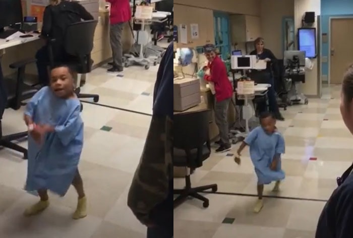 Viral Video: Boy’s Inspiring Dance Before Surgery in Hospital Room ...