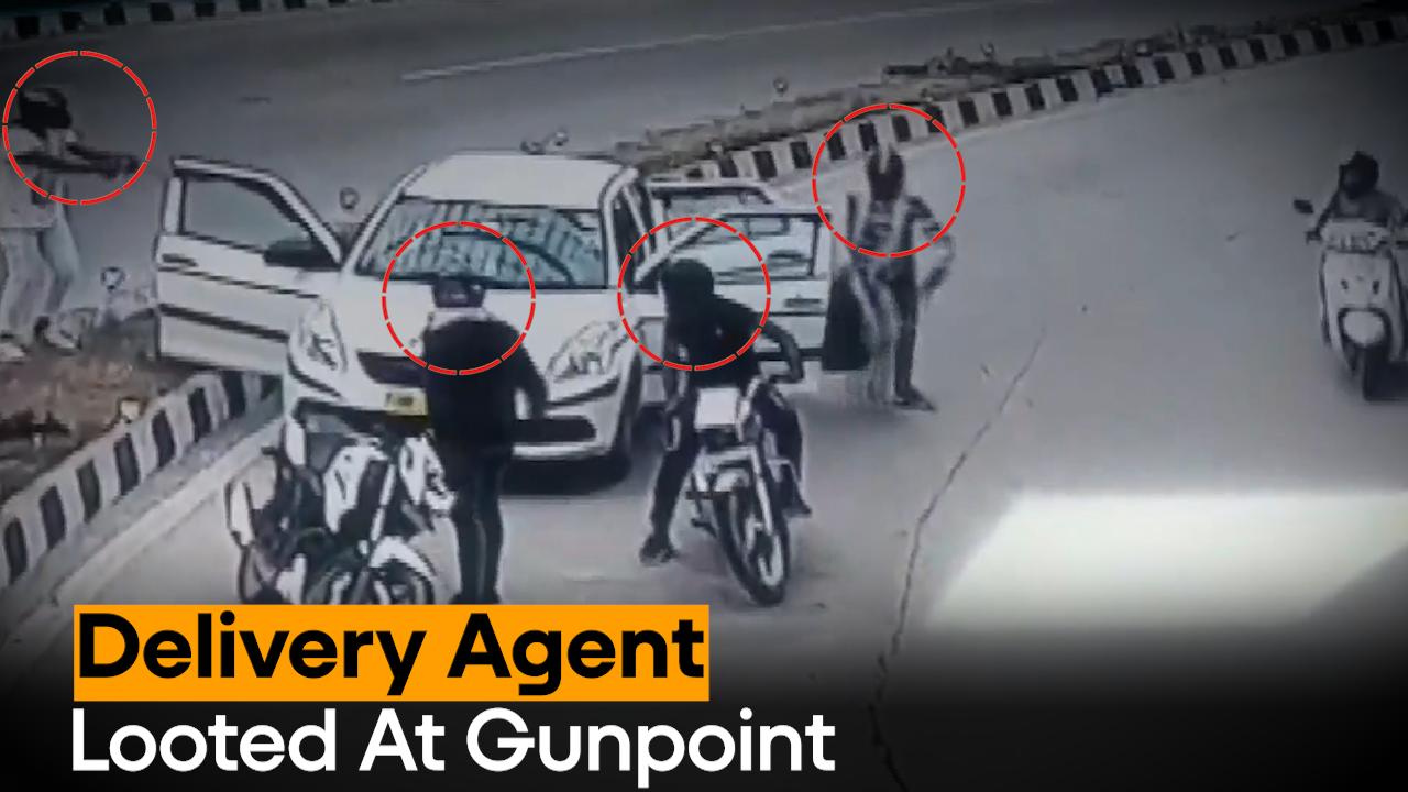 Caught On Cam: Miscreants Rob Delivery Agent And His Associate At ...