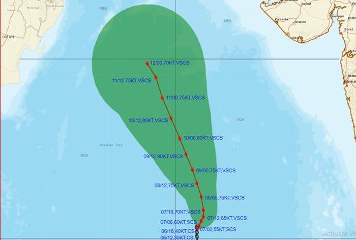Cyclone Biparjoy: गोवा तट के पास अरब सागर में उठा चक्रवाती तूफान, अगले ...