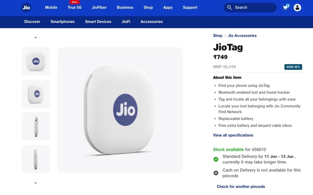 Apple के AirTag को टक्कर देने आया जियो का JioTag | jio launched JioTag ...