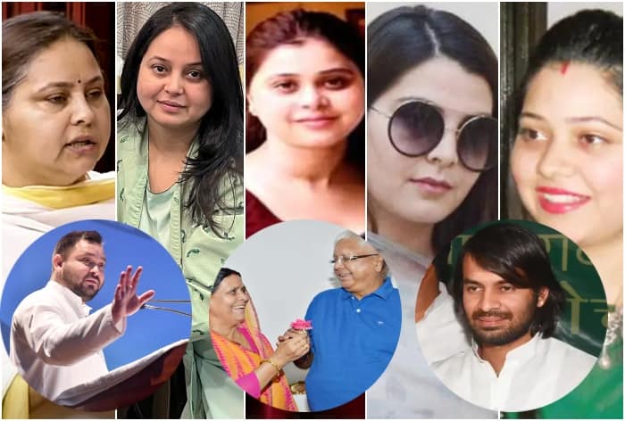 Lalu Prasad Yadav Family Tree: मीसा, रोहिणी, रागिनी, हेमा से लेकर ...