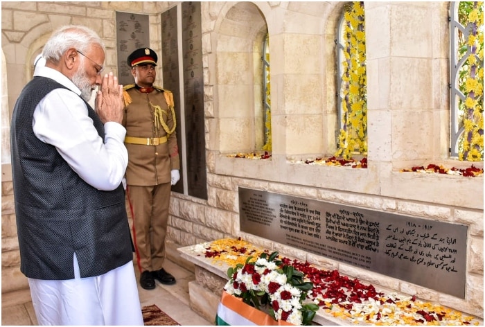 मोदी प्रथम विश्व युद्ध में शहीद भारतीय सैनिकों को श्रद्धांजलि देने ...