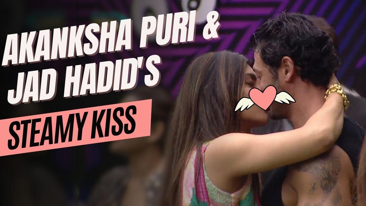 Bigg Boss OTT 2: Jad Hadid And Akanksha Puri Kiss Each Other Passionately, Lip Lock Video Goes ...