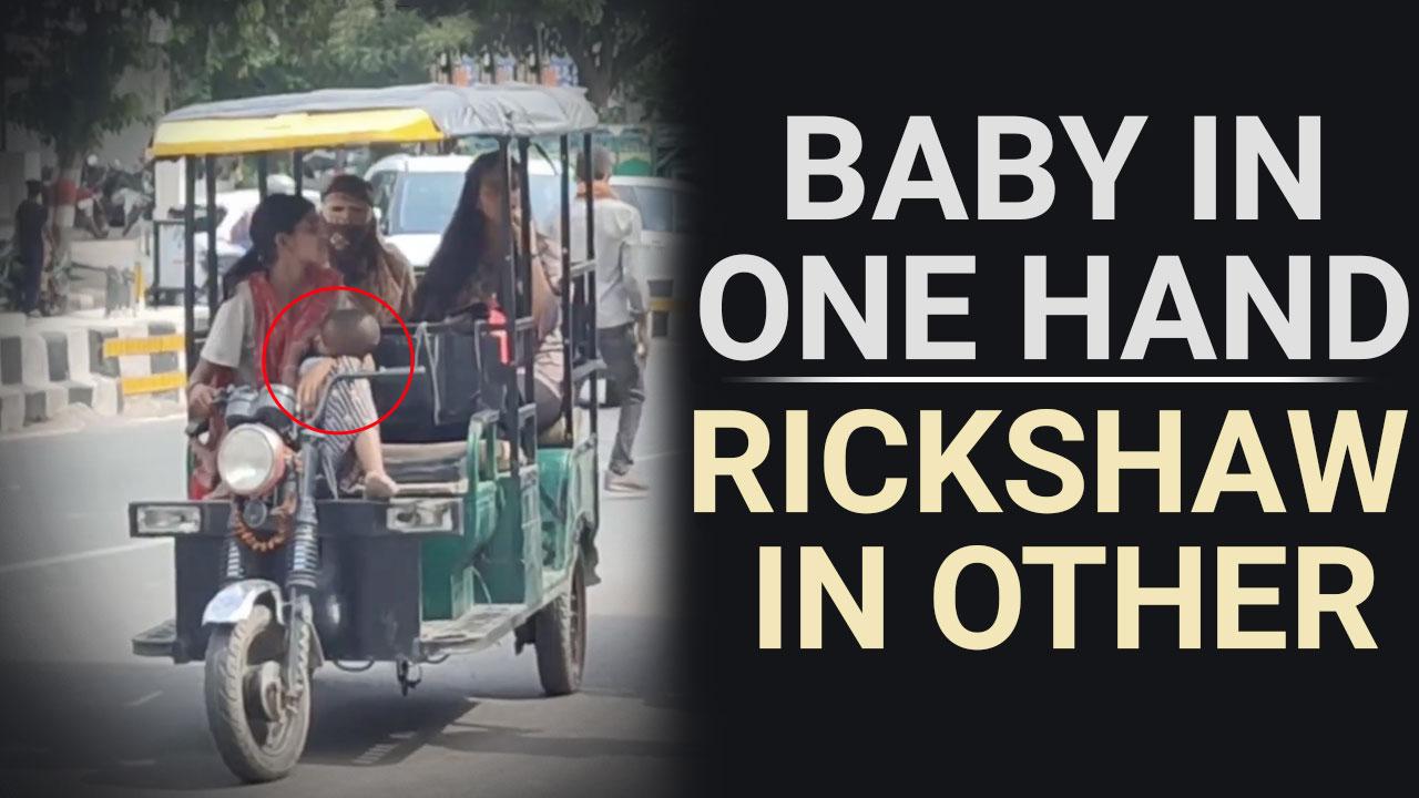 Viral Video: Baby In One Hand, Rickshaw In Other, A Mother's Love Is ...