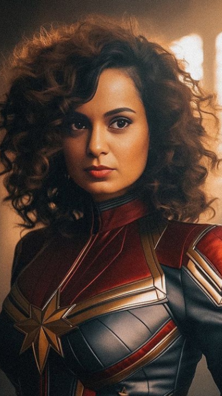 AI Images Of Indian Actors In Captain Marvel Attire