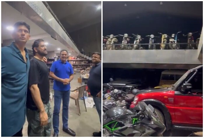 MS Dhonis Bikes And Car Collection Stuns Venkatesh Prasad; WATCH Viral ...