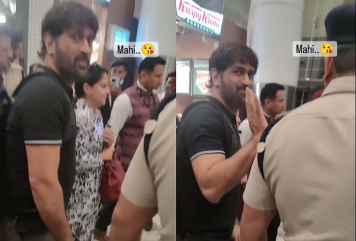 MS Dhoni Providing Knee Injury Update to Random Fan Goes VIRAL | WATCH