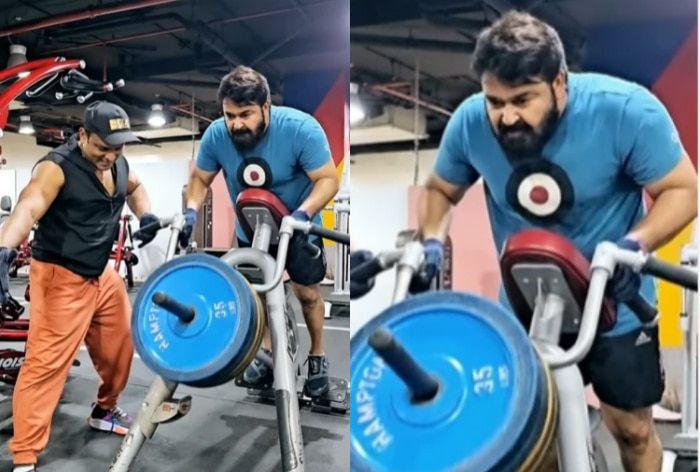 Mohanlal Stops Hearts by Lifting 100 Kg at The Age of 63, Fans Find it ...