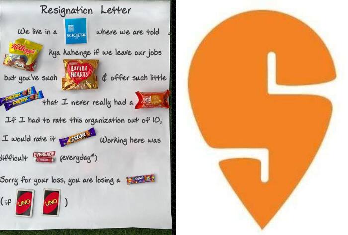 Swiggy Instamart's Creative Resignation Letter Wins Over The Internet