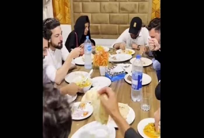 Watch: Anju's Dinner With 'Lover' Nasrullah In Pakistan Goes Viral