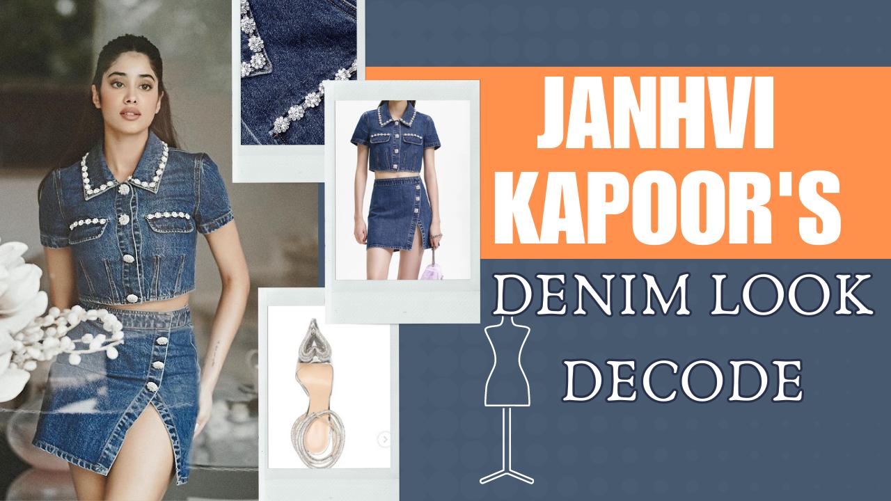 Janhvi Kapoor Gives Major Wardrobe Goals In Denim Co-Ord Set, Price Of ...