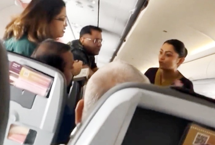 ‘How Dare You Threaten My Daughter?’ Mid-Air Fight Sparks Internet ...