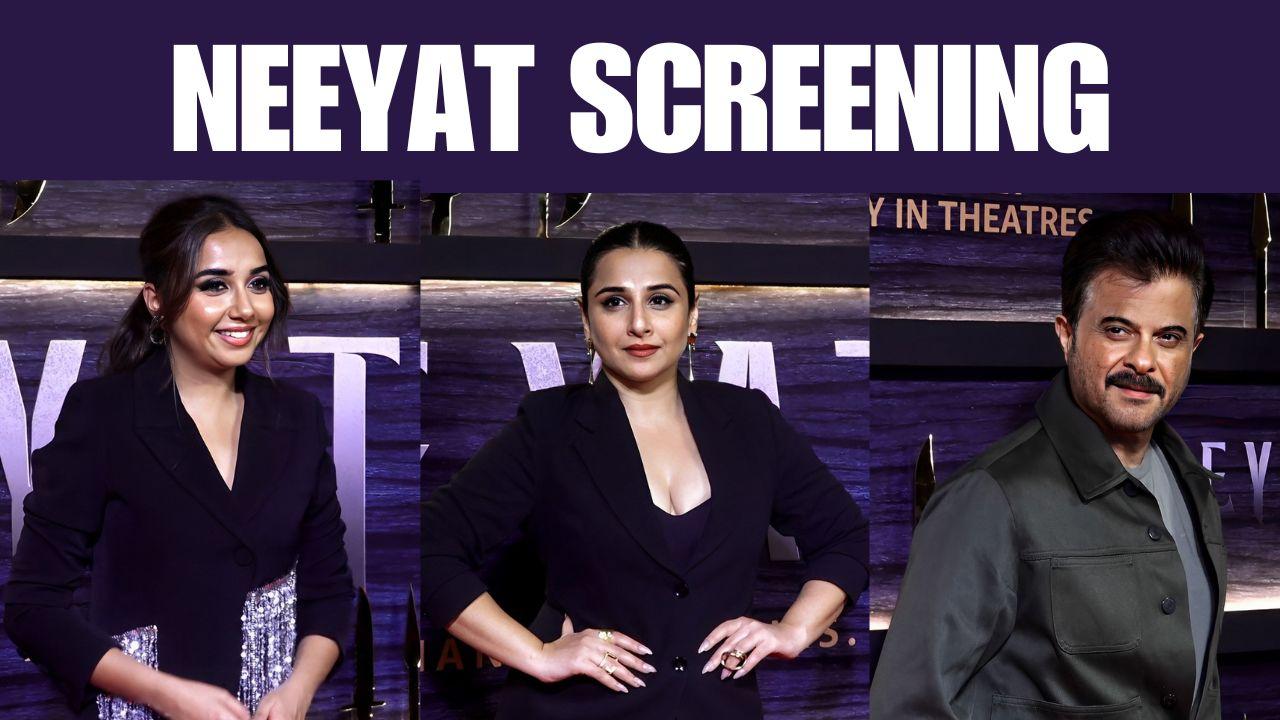 Neeyat Screening: Vidya Balan, Prajakta Koli And Other Celebs Grace The Event In Style - Watch Video