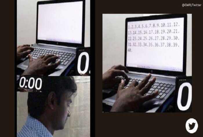 Andhra Man Creates Guinness World Record With Typing Speed | Watch