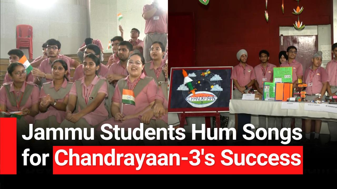 Chandrayaan 3: Students Organise Science Exhibition, Sing Songs In ...