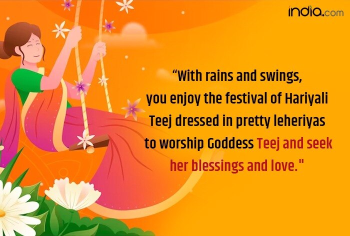 Hariyali Teej 2023: Top 10 Wishes, Images, Messages, And Quotes to ...