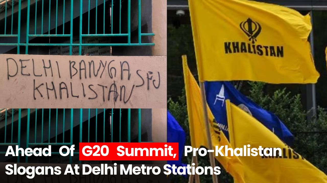 Pro-Khalistan slogans