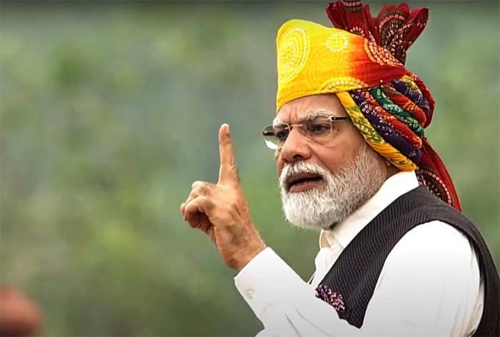 PM Narendra Modi Wears The Most Vibrant Turban Ever on Independence Day ...