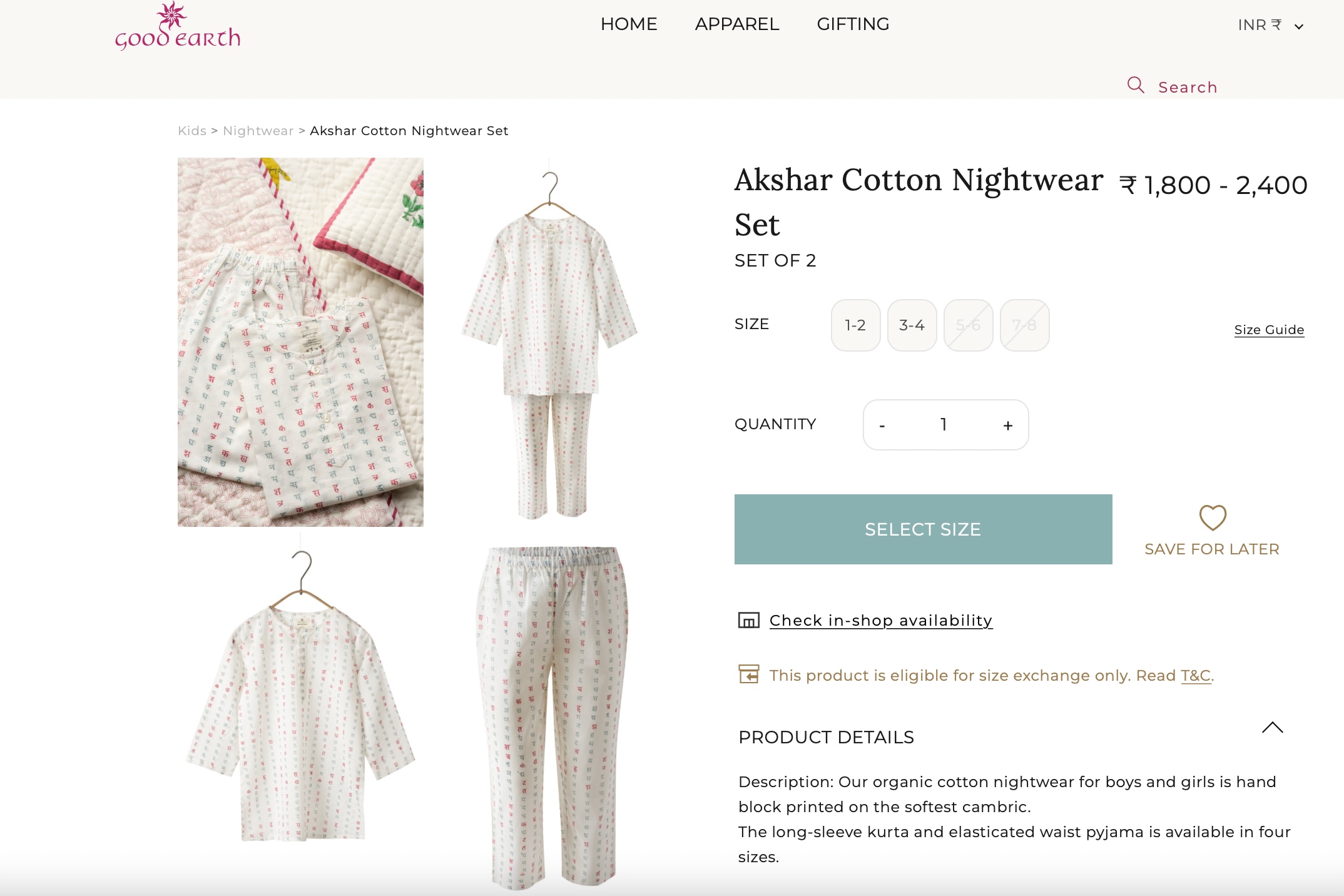 Guess The Price Of The Adorable Kurta Pyjama Set Worn By Priyanka Chopra