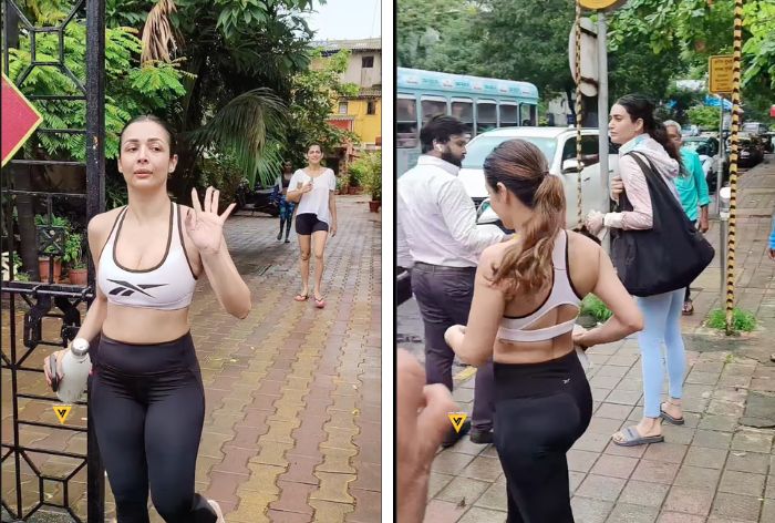 Did Malaika Arora ignore Yogamate Karishma Tanna? Watch Video