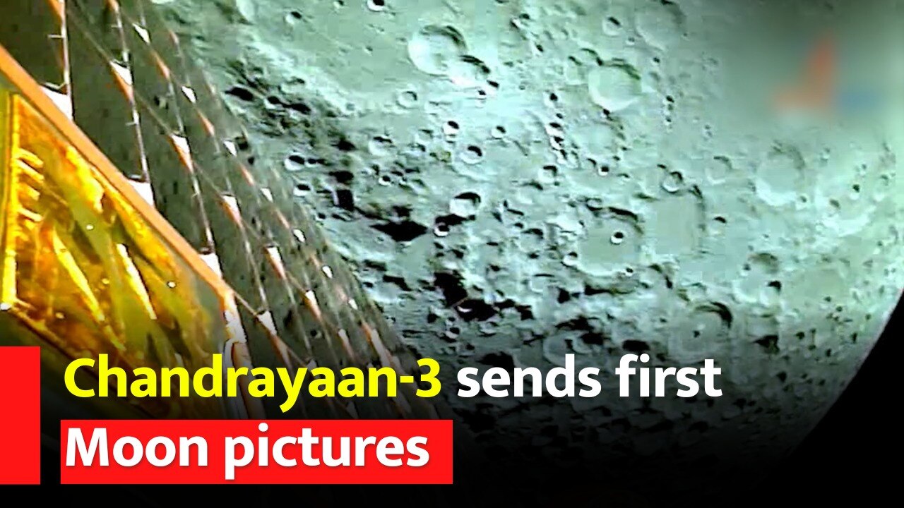 Chandrayaan-3: ISRO Shares FIRST Pictures Of Moon Captured By ... Chandrayaan-3: ISRO Shares FIRST Pictures Of Moon Captured By ...