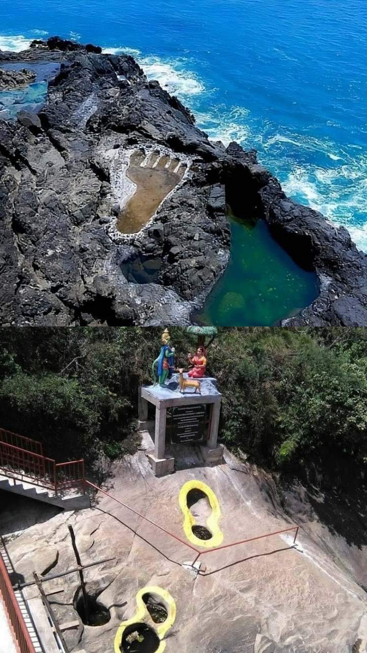 Rarest Pictures Of Lord Hanuman's Giant Footprints