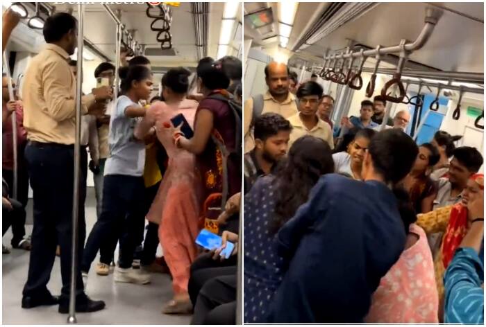 Watch: Girls Get Into Ugly Fight With Woman Passenger On Delhi Metro ...