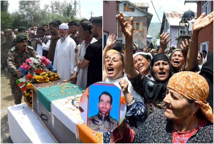 ईद पर आखिरी बार घर आए थे वसीम अहमद, 6 महीने की प्रेग्नेंट हैं पत्नी; जाबांज शहीद के लिए नारे ...