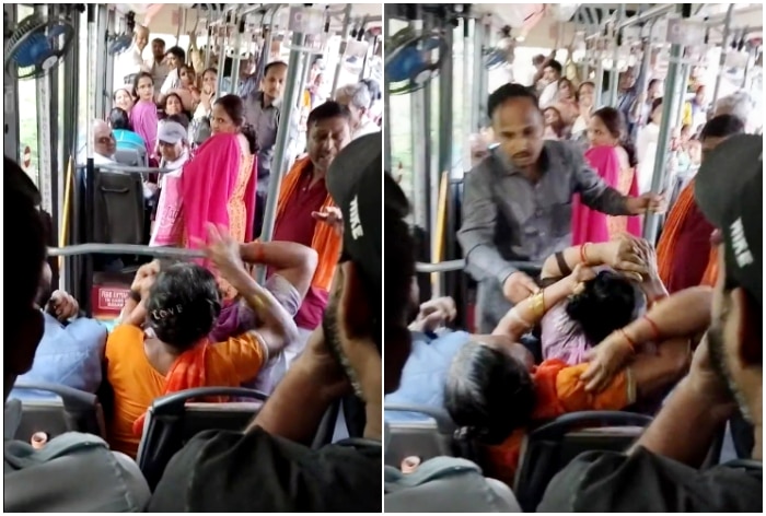 'Ugly Fight': Watch Hair-Pulling Brawl Between Two Women Over Bus Seat ...