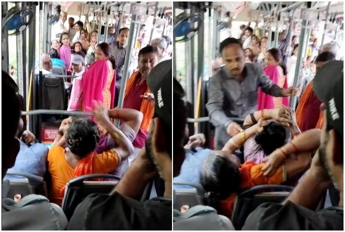 'Ugly Fight': Watch Hair-Pulling Brawl Between Two Women Over Bus Seat ...