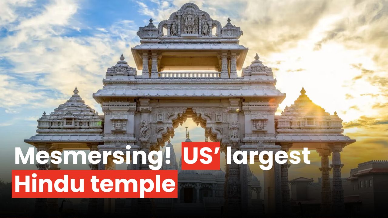 Mesmerising! Largest temple in US’ New Jersey gets ready to welcome ...