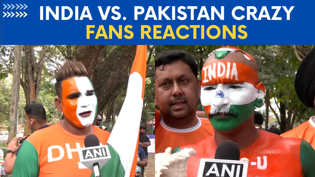 Excited Fans arriving at Kandy stadium for India vs Pakistan match