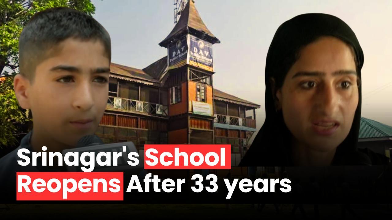 J&K: Srinagar’s School Reopens After 33 Years | India.com