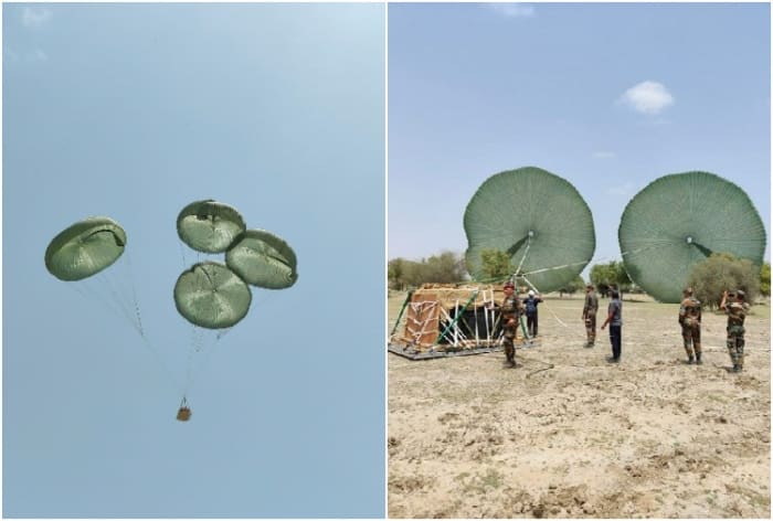 IAF Successfully Tests Indigenously-Developed 'Type V Heavy Drop System'