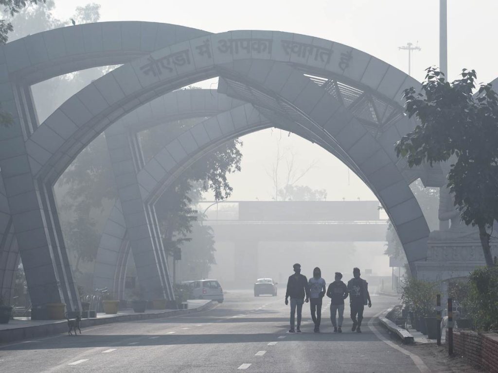 Air Quality in Noida Plunges to ‘Poor’ Category: Anti-Smog Guns, Water ...