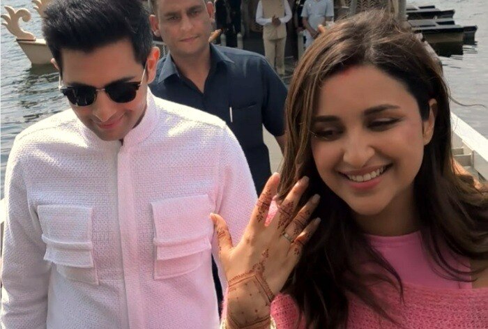 Newlyweds Parineeti Chopra-Raghav Chadha Get Clicked as They Leave Udaipur, Netizens Say Blushing