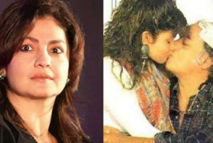 Pooja Bhatt Viral Kiss Photo With Dad Mahesh Bhatt, She Names Shah Rukh ...