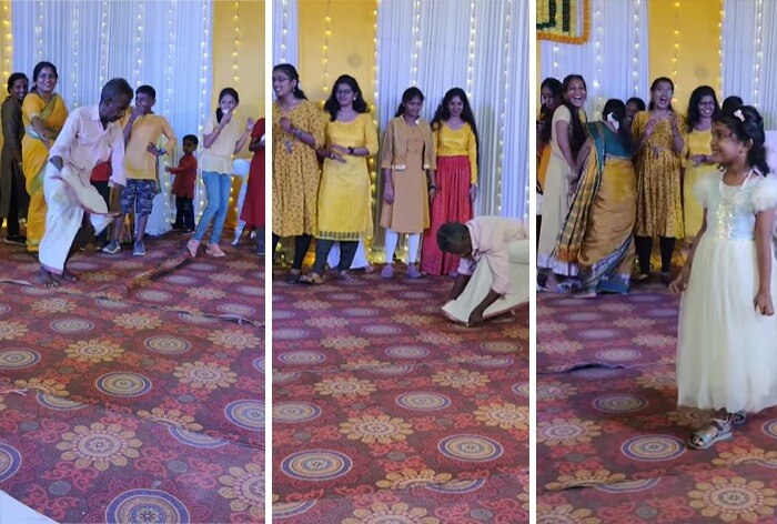 Chachaji Ka Dance: 'लुंगी डांस' गाना बजा तो स्टेज पर कूद गए चाचाजी, फिर ...