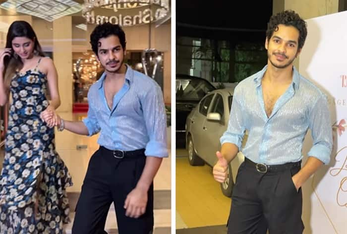 Ishaan Khatter Chandni Bainz Make it Official With Their First Public Appearance Walking Hand in ...