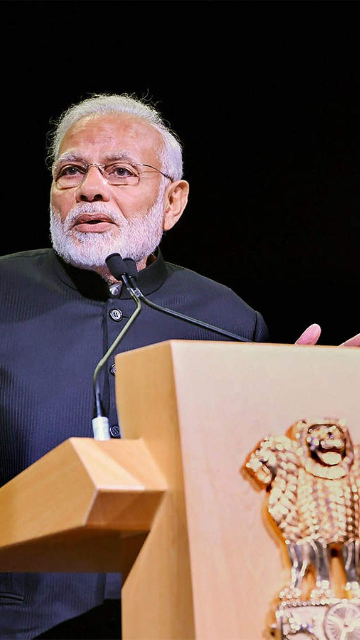 10 Rare Photos Of PM Modi From The Past