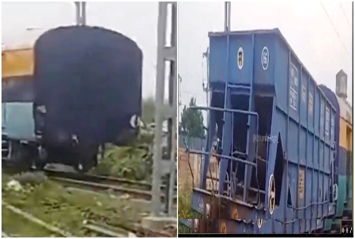No Engine, No Ropes: Watch Train Moves Mysteriously On Railway Tracks ...