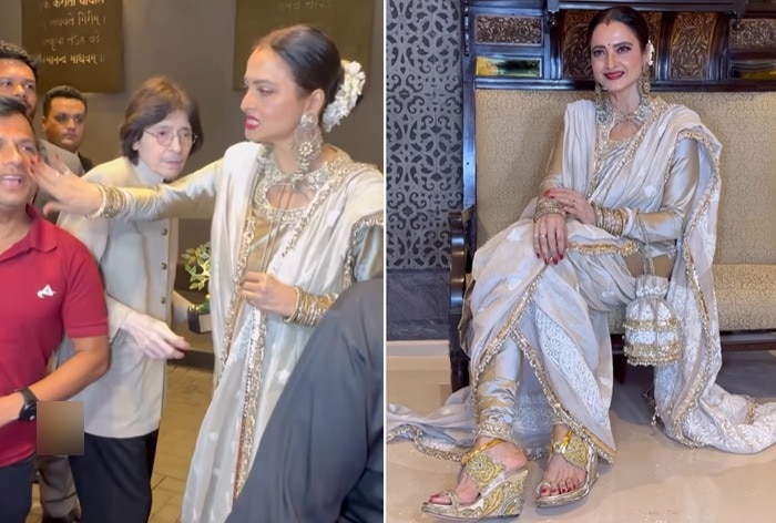 Rekha Slaps Man Trying to Take Selfie in Playful Video Netizen Says Ab ...