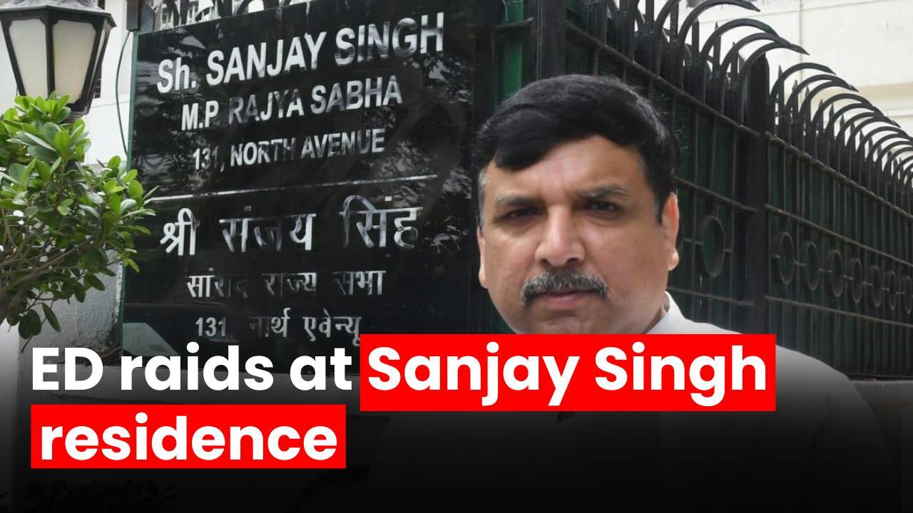 AAP’s Rajya Sabha MP Sanjay Singh’s House Raided In Delhi Liquor Policy Case | India.com